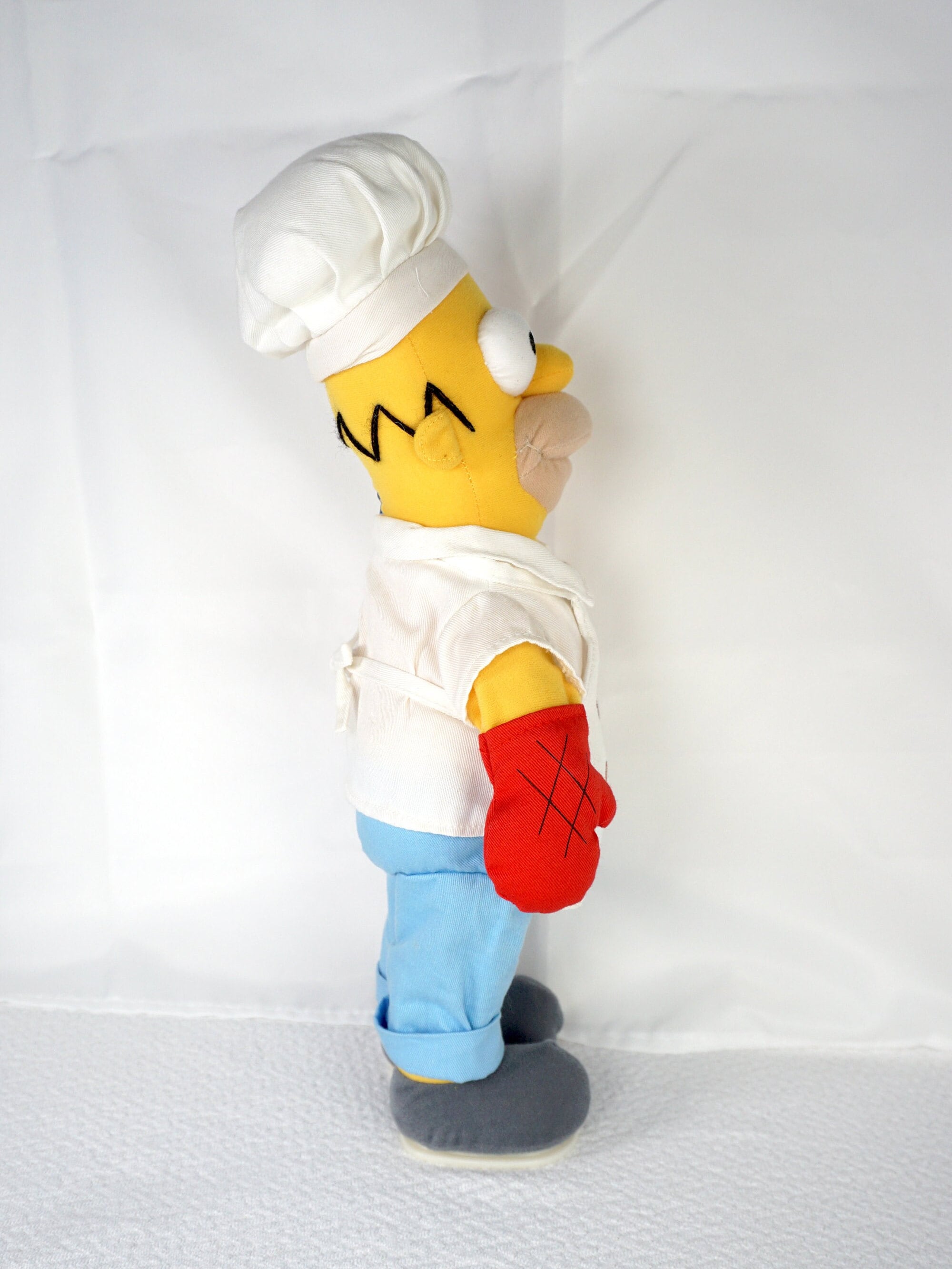Homer Simpson Chef Plush - Etsy
