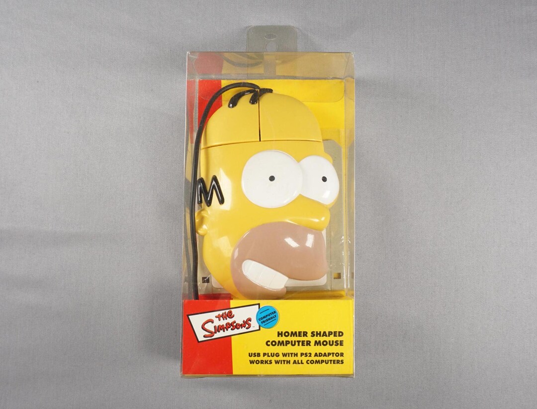 Homer Simpson Mouse - Etsy