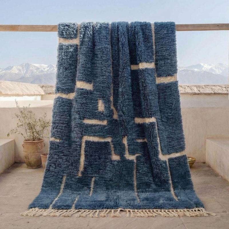 Beni Ourain Rug Ivory - Etsy