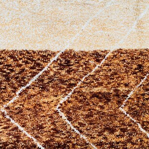 Modern Ben Ourain Carpet 8x11 - Moroccan Rug - Berber Carpet - Bohemian ...