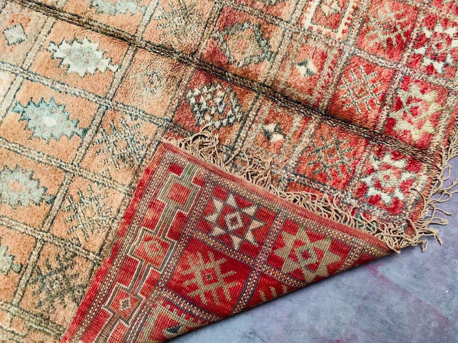 Genuine 6x7 Moroccan Azilal Rug Azilal Moroccan Genuine | Etsy