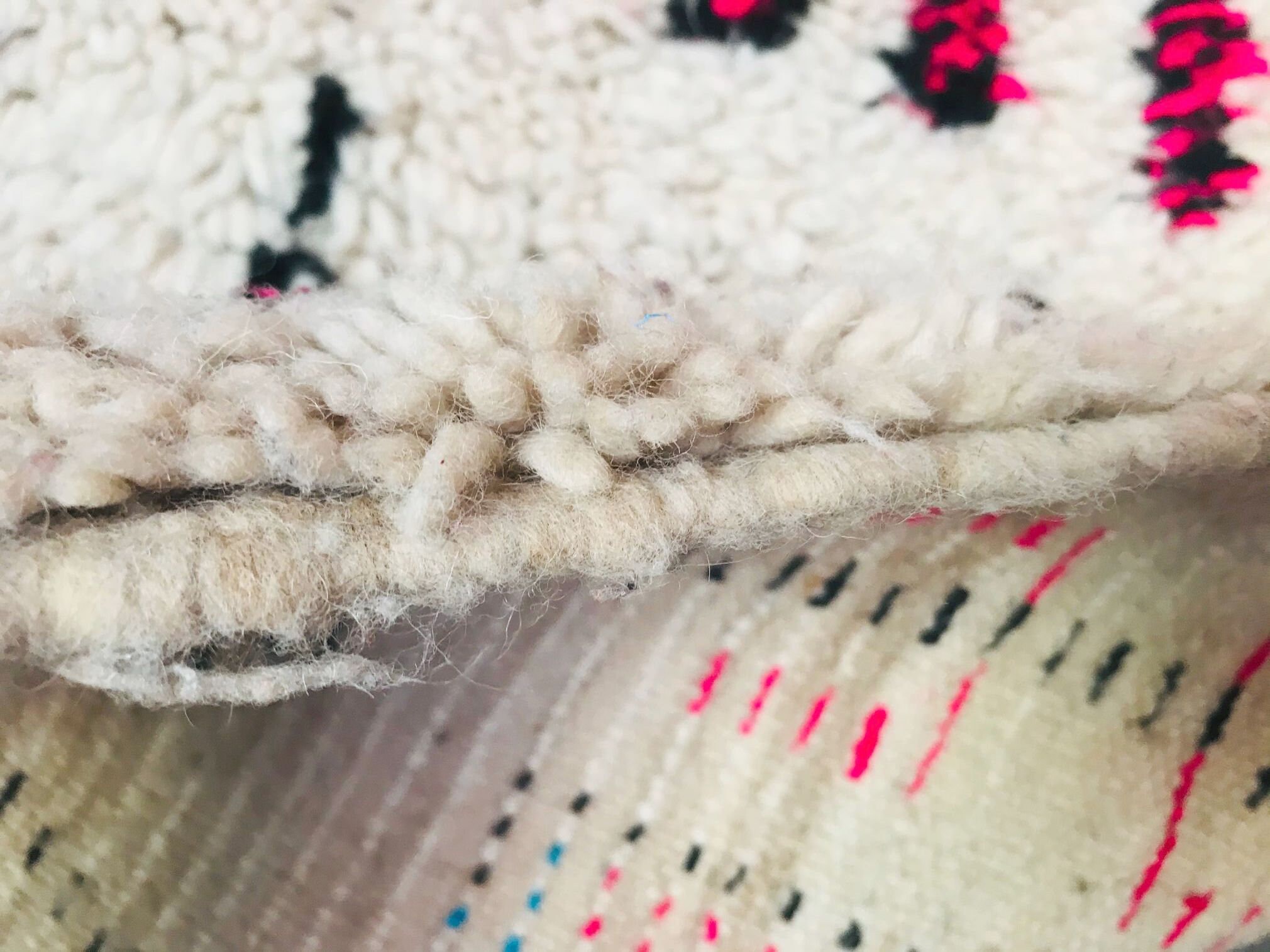 Authentic berber Morocco rug 4x6 Wool beni ourain hand | Etsy