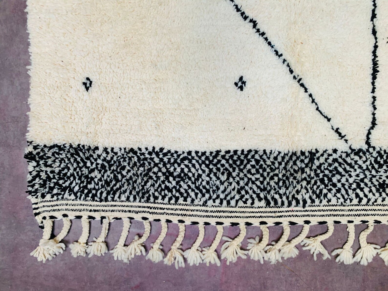 Modern Ben Ourain Carpet 5x8 Moroccan Rug Berber Carpet - Etsy