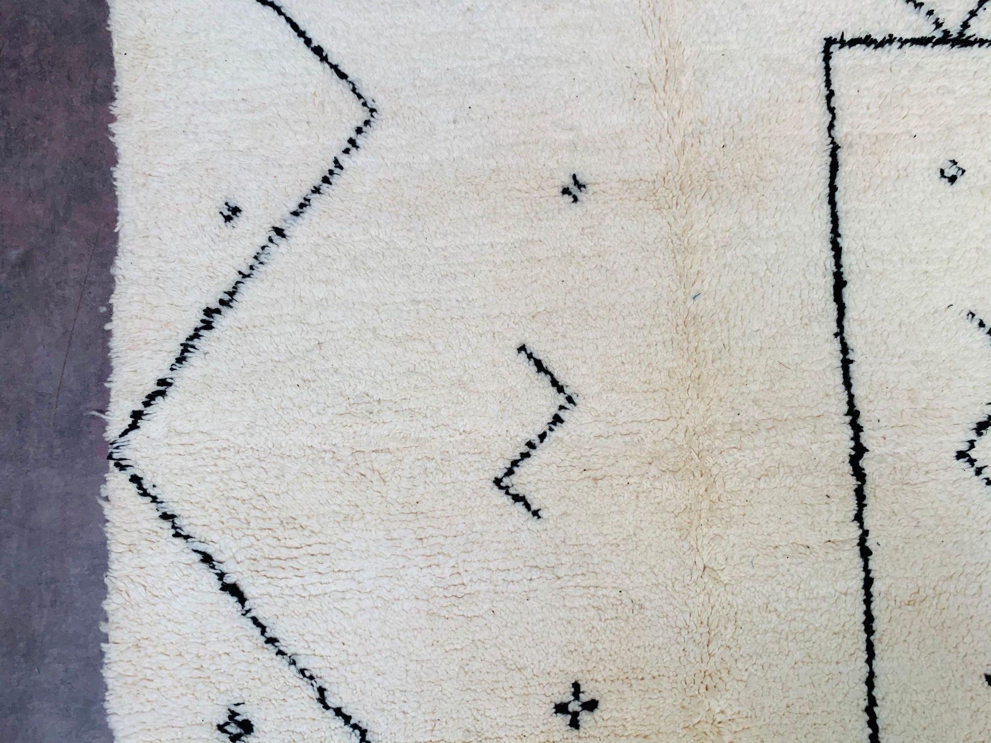 Modern Ben Ourain Carpet 5x8 Moroccan Rug Berber Carpet - Etsy