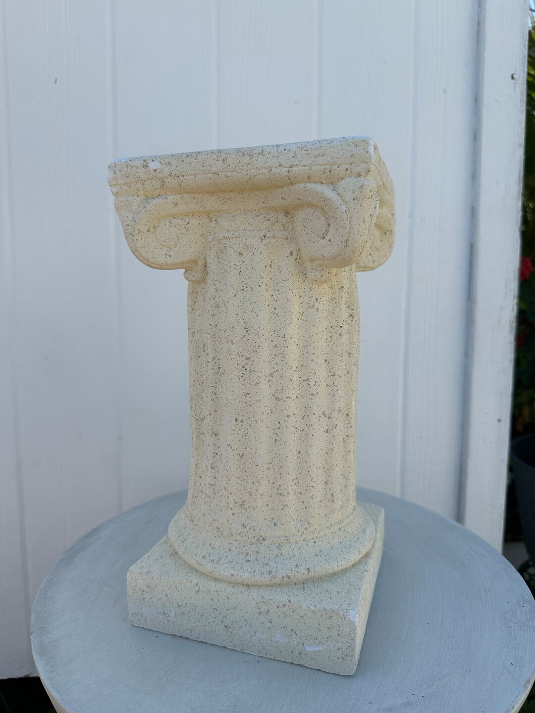Plaster Pedestal Stand - Etsy