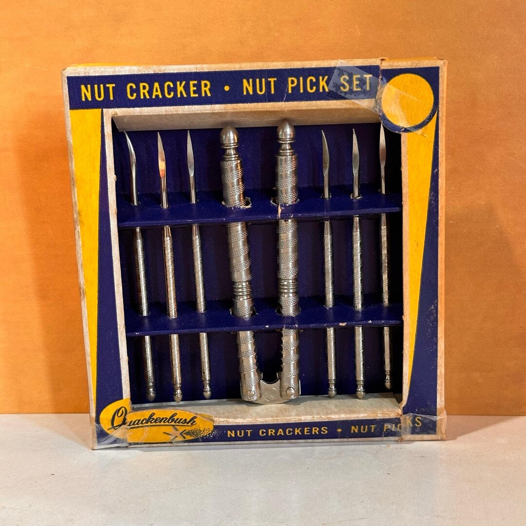 Quackenbush Nut Cracker & Nut Pick Set Original Packaging - Etsy