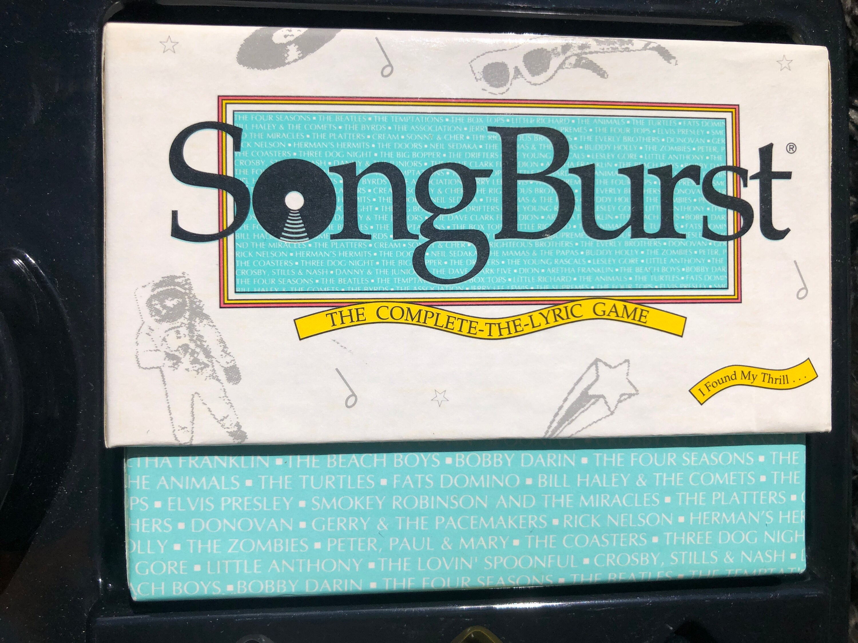 Vintage Rare Song Burst Game the Complete Lyric Game/50s-60s - Etsy