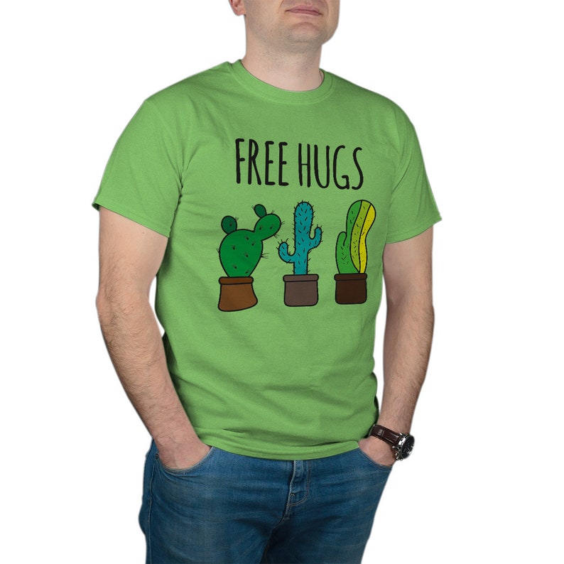 Free Hugs Cactus Shirt Cacti Shirt Funny Cactus Shirt - Etsy