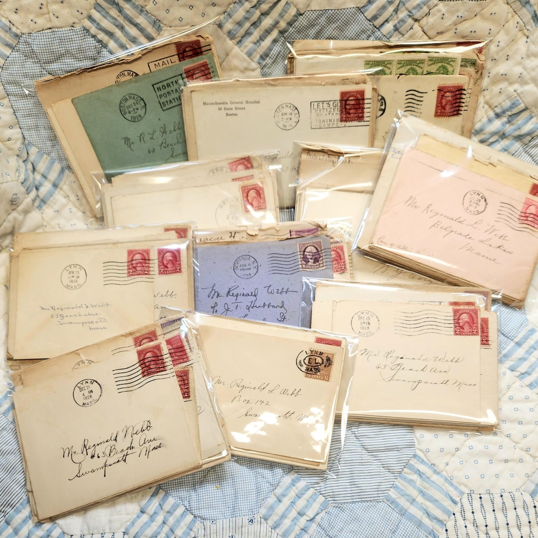 Antique and Vintage Envelopes From the 00's & 30's Pkg of 12 Ephemera ...