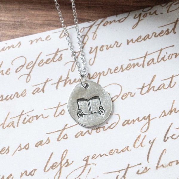Reading Necklace - Etsy