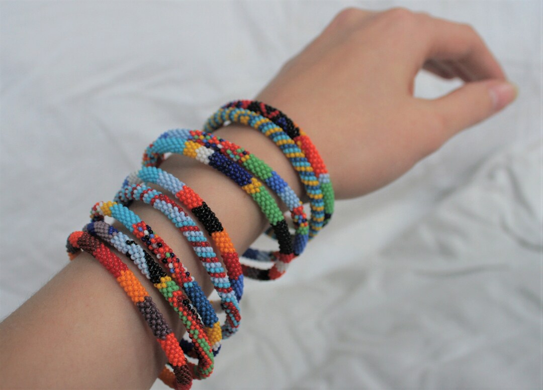 AFRICAN BRACELET. BEADS. Togo West Africa - Etsy