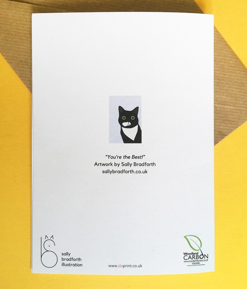 Youre the Best / Cute Shouty Cat / Greetings Card - Etsy Sweden