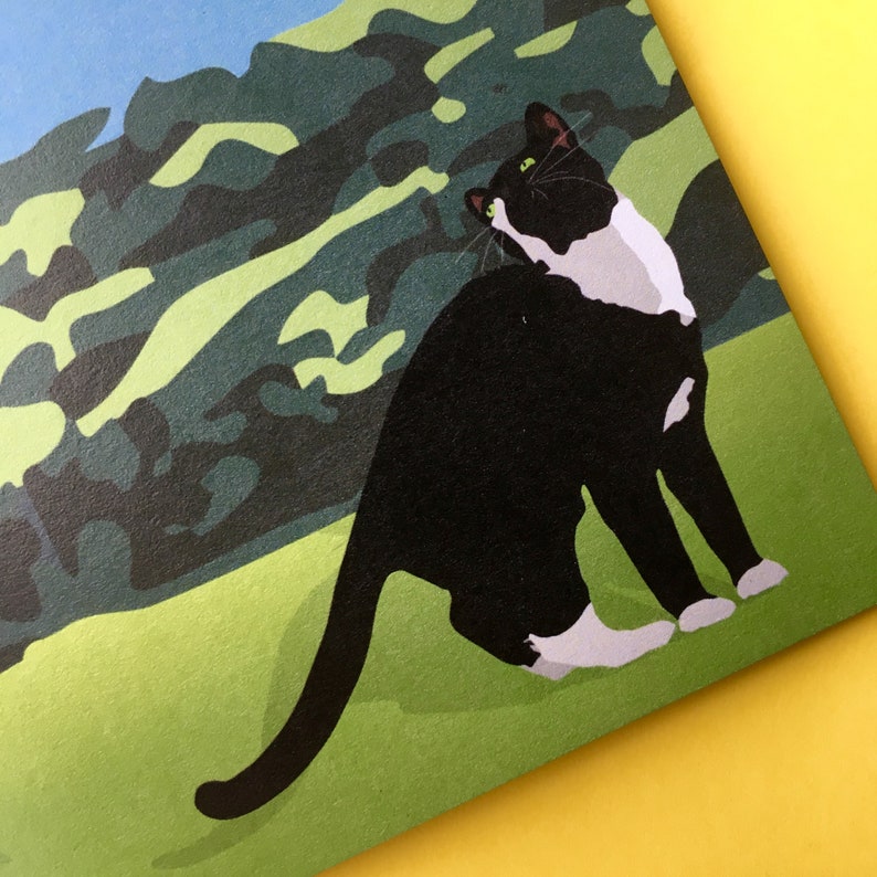 Flappy Bird-day! // Funny Birthday Card With Cat and Bird / Digital ...