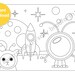 Cosmic Cat / 3 Colouring in Pages / Downloadable PDF to Print at Home ...
