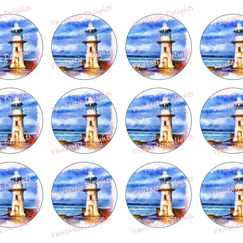 Lighthouse Cake Topper - Etsy