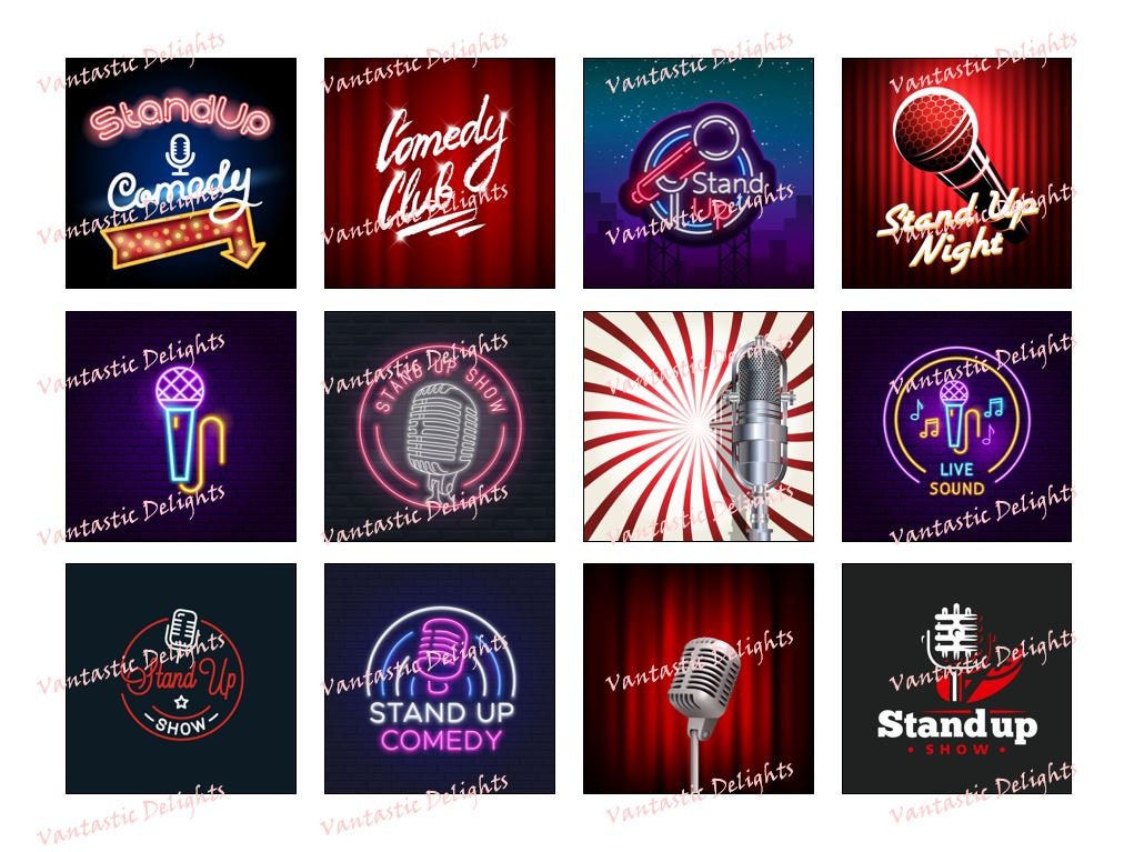 PRINTABLE Comedy, Stand Up, Live, Open Mic, Laugh, Crowd, Funny, Jokes ...