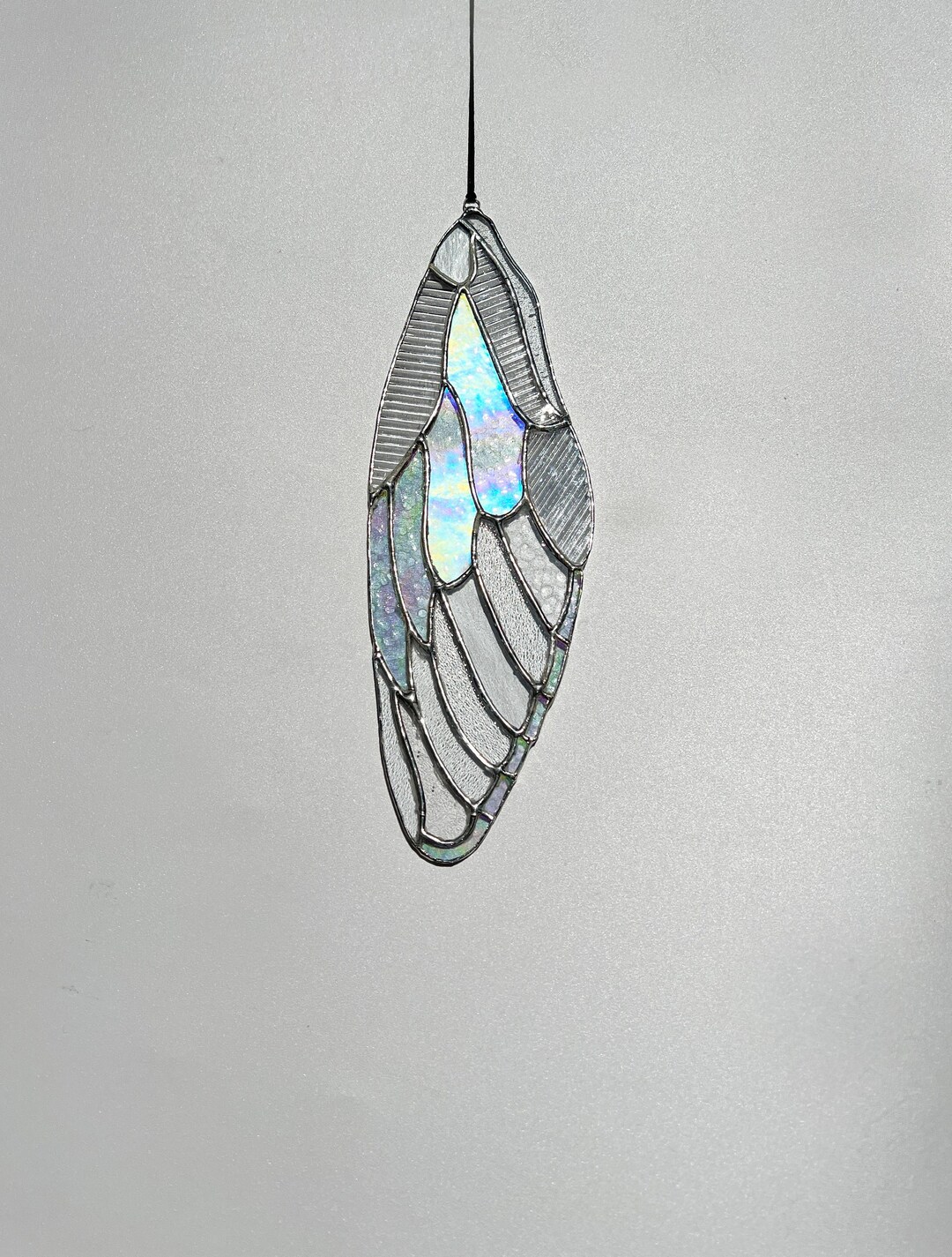 Insect Wing Stained Glass Window Hangings, Home Decor Stained Glass Art ...