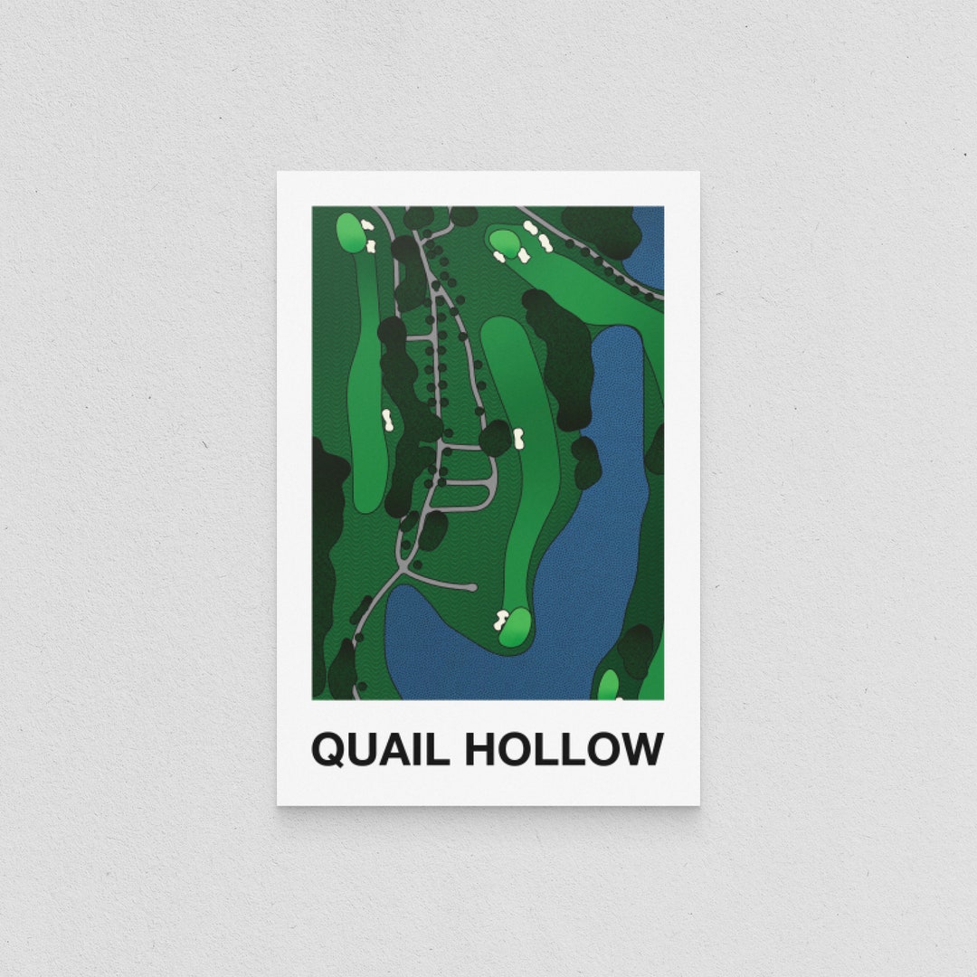 Quail Hollow Golf Poster - Etsy