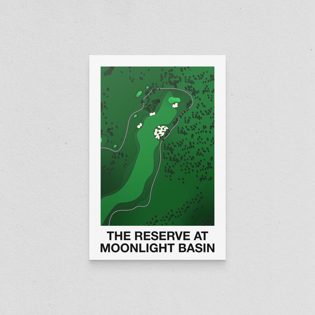 The Reserve at Moonlight Basin Golf Poster - Etsy