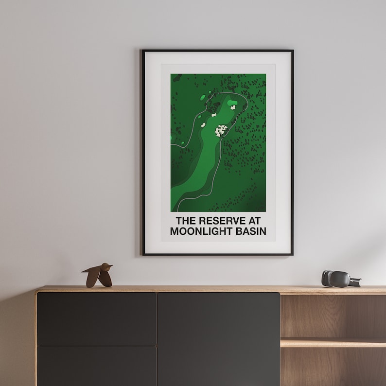 The Reserve at Moonlight Basin Golf Poster - Etsy