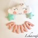 Happy Cloud With Baby Name, Crochet Big Cloud With Baby Name and Stars ...
