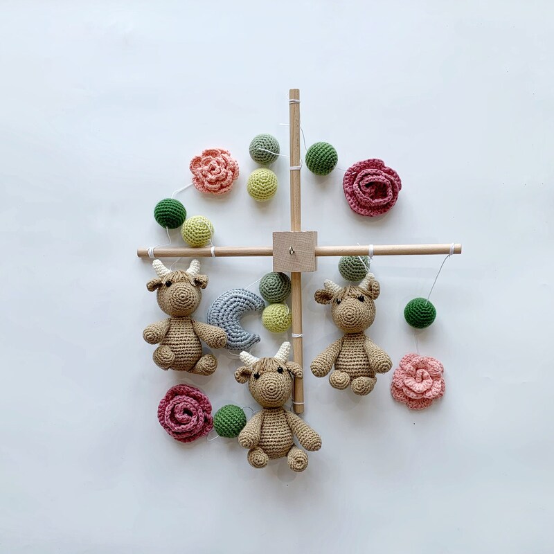 Highland Cow Mobile - Etsy