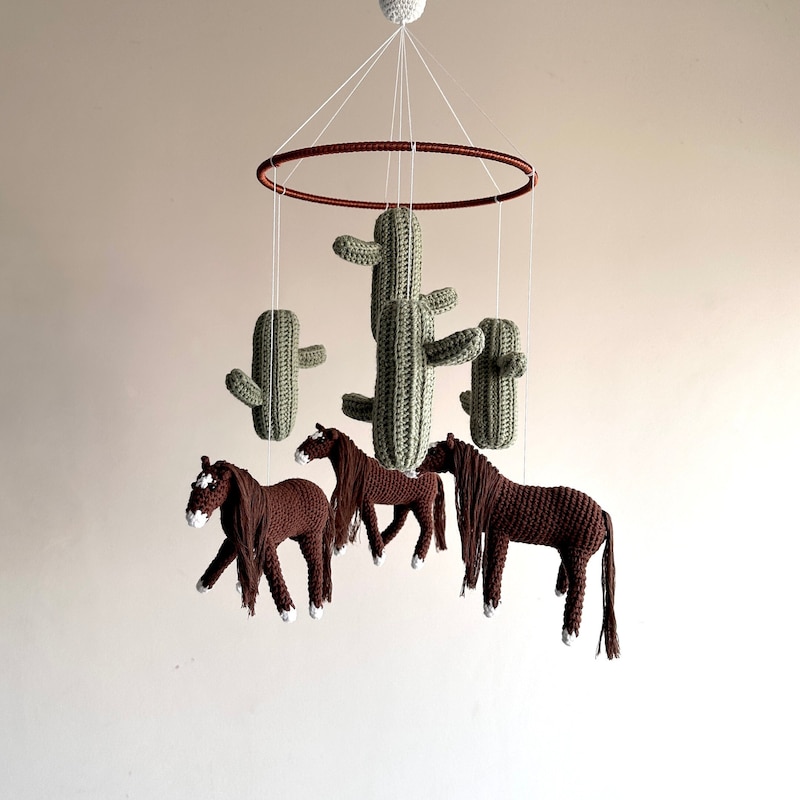 Horse Baby Mobile Crochet - Etsy