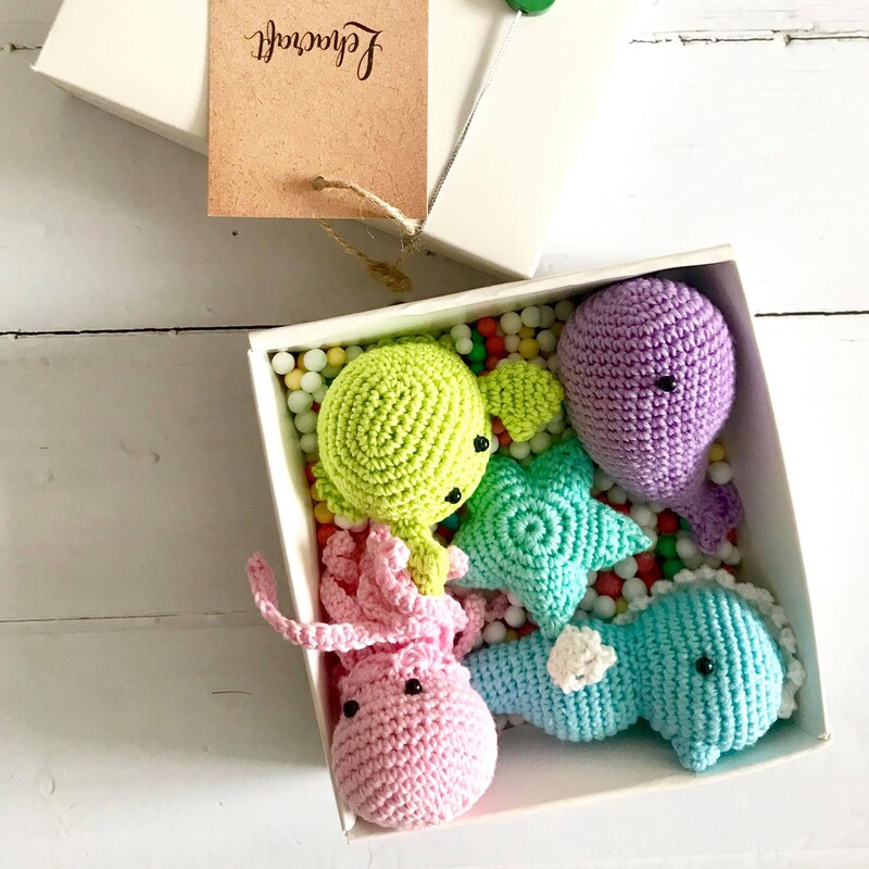 Crocheted Magnets - Etsy