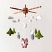 Little Fox Baby Mobile, Fox With Trees and Snow Moutains, Toy Baby ...
