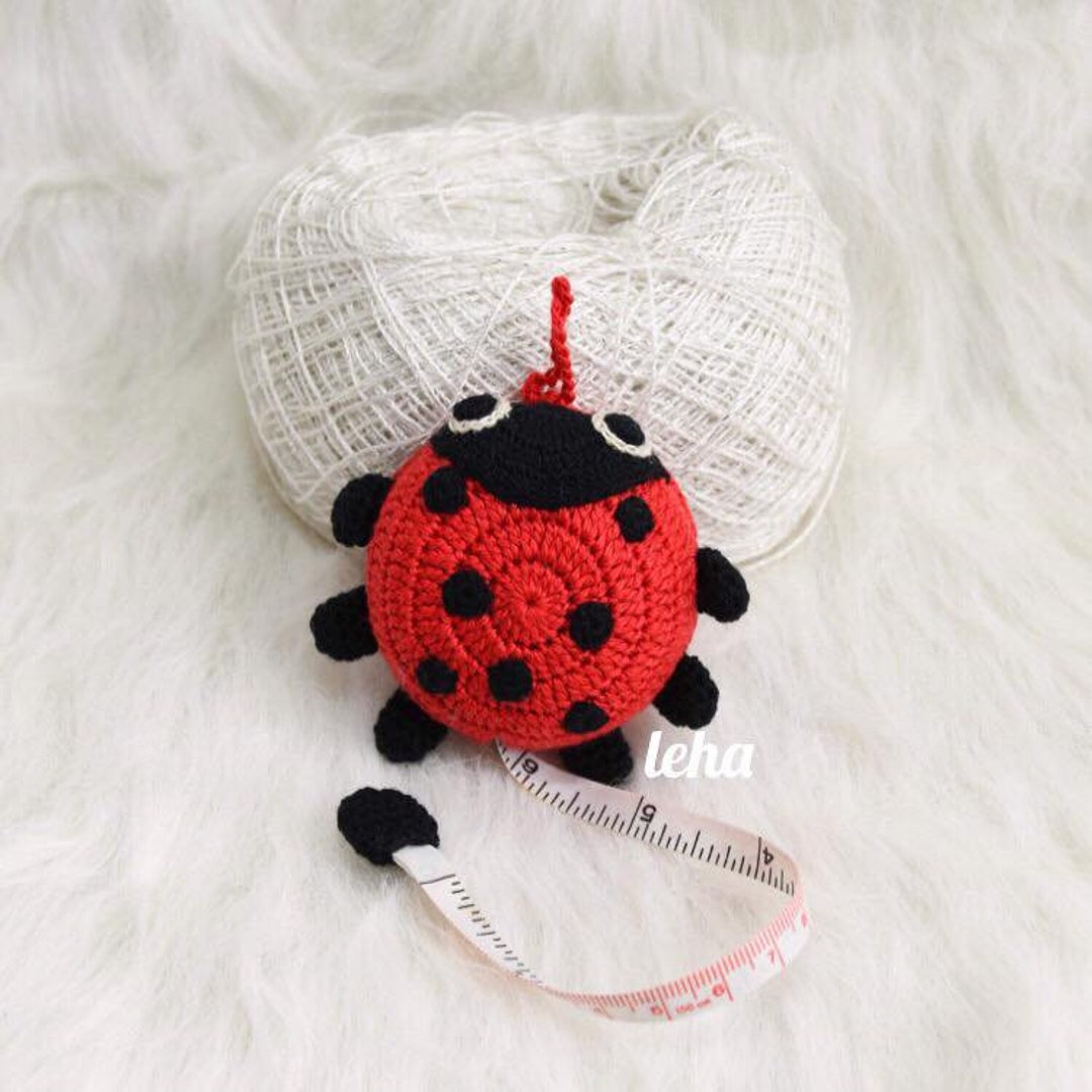 Crocheted Ladybug Animal Tape Measure, Gift for Special Someone - Etsy