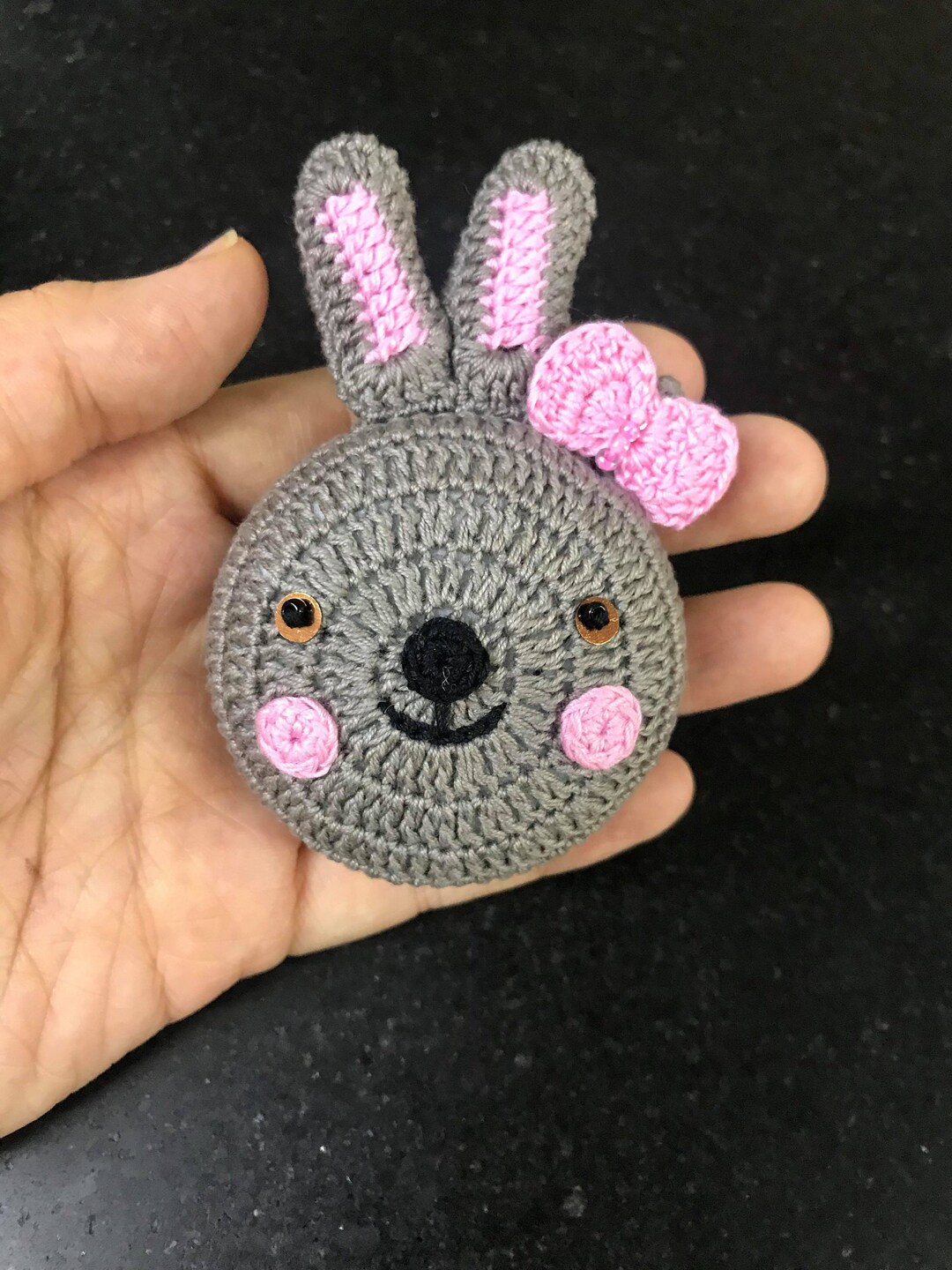 Crochet Rabbit Tape Measures, Pure Handmade, Little Gift for Home and ...