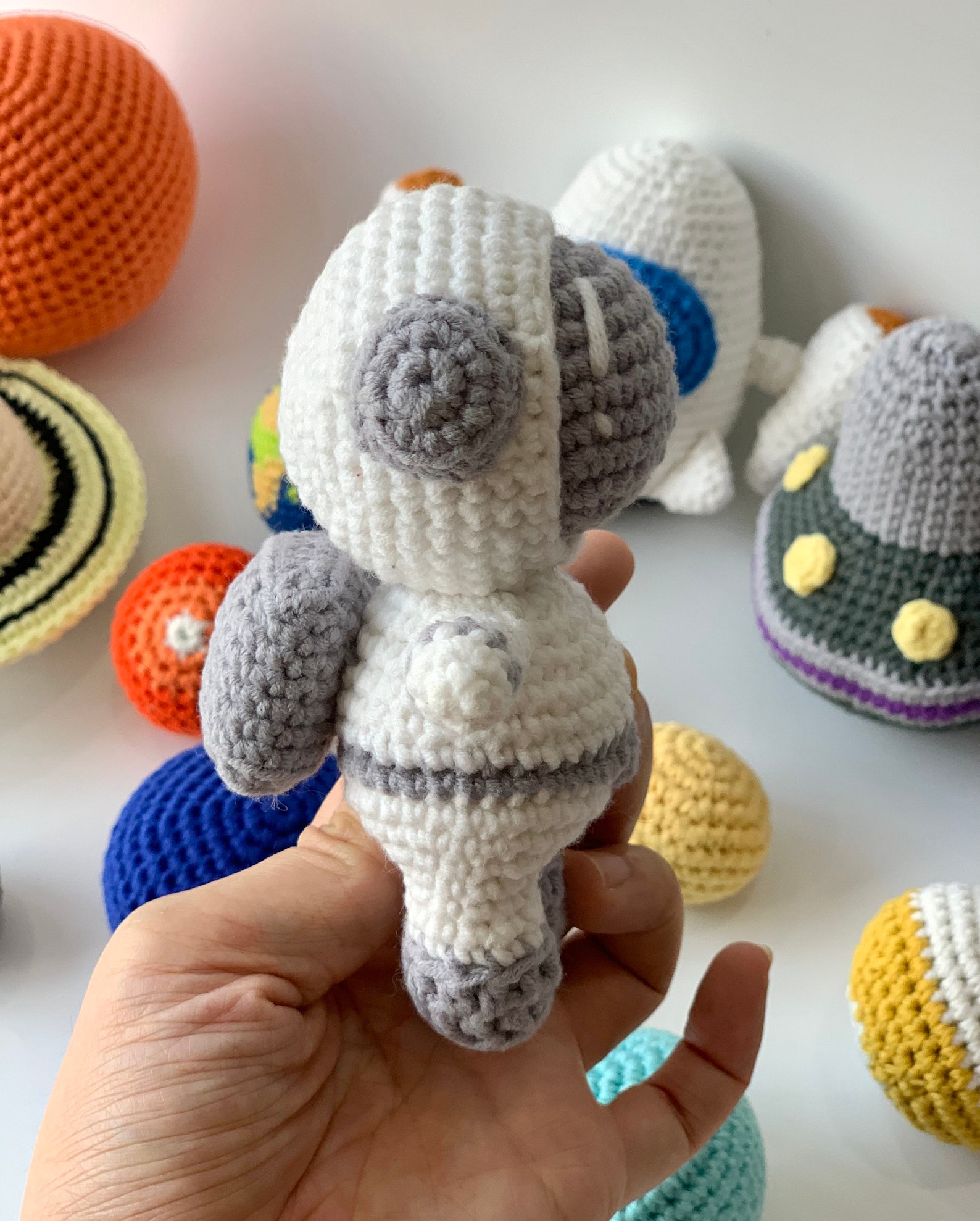 Combo Handmade Solar System Crochet Planets Plush Toy Kid - Etsy