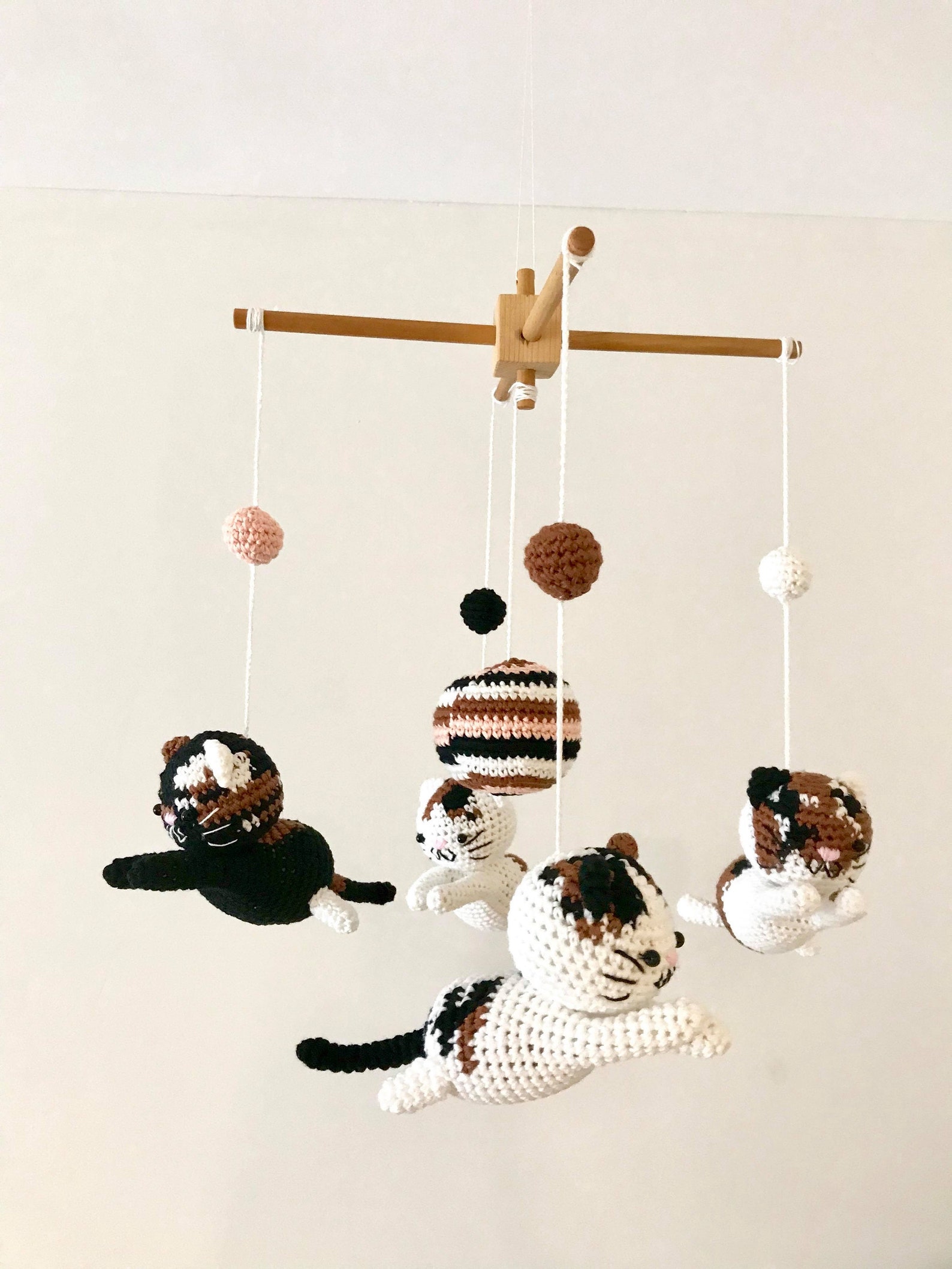 Custom Kitten Baby Mobile Custom Cat Kitten Mobile Nursery | Etsy