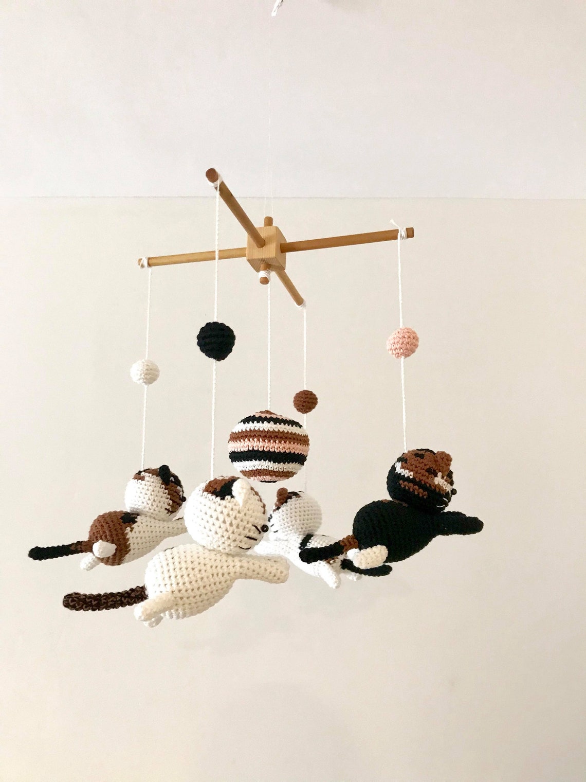 Custom Kitten Baby Mobile Custom Cat Kitten Mobile Nursery | Etsy