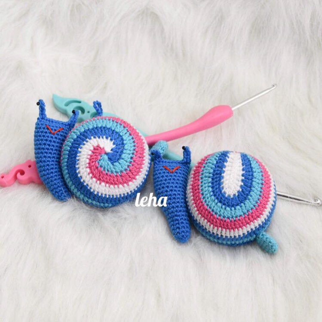 Crochet Snail Tape Measure, Crochet Tapemeasures, Crochet Snails ...