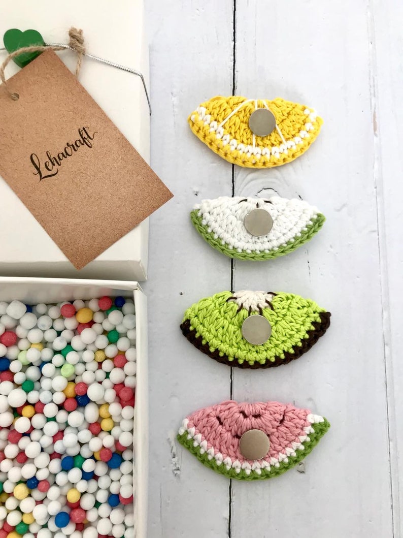 Cute Fridge Magnets Set of 4 Fruits Magnets Fridge | Etsy