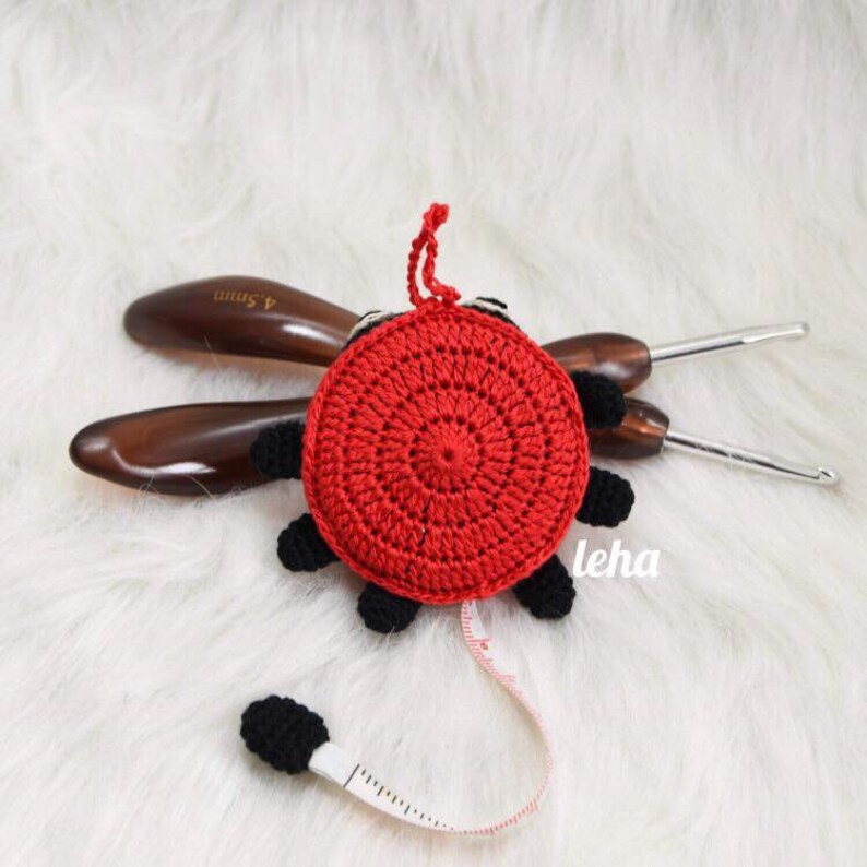 Crocheted Ladybug Animal Tape Measure Gift for Special | Etsy