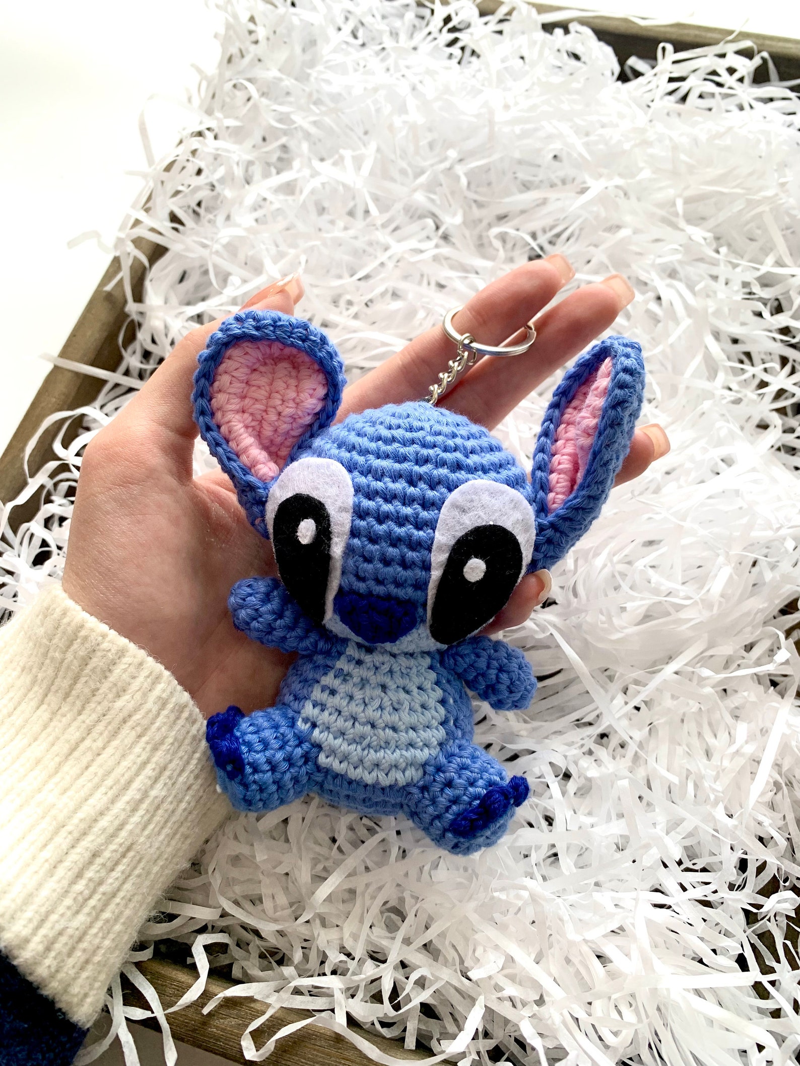 Crochet Stitch Keychain Pure Handmade Little Gift for Your - Etsy