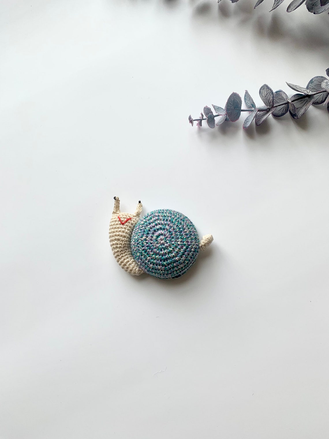 Crochet Snail Tape Measure, Crochet Snail, Handmade Snail Tape Measure ...