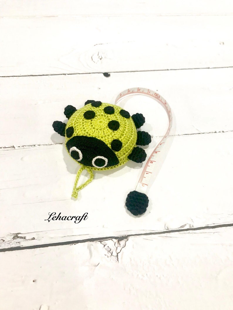 Crocheted Ladybug Animal Tape Measure Gift for Special | Etsy