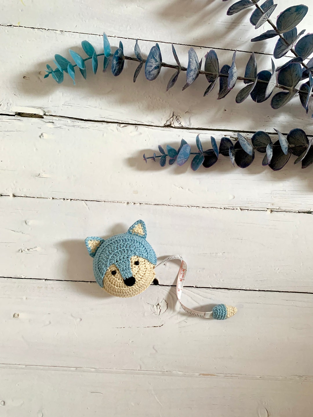 Crochet Foxes Animaltape Measure- Christmas Gift for Special Someone ...