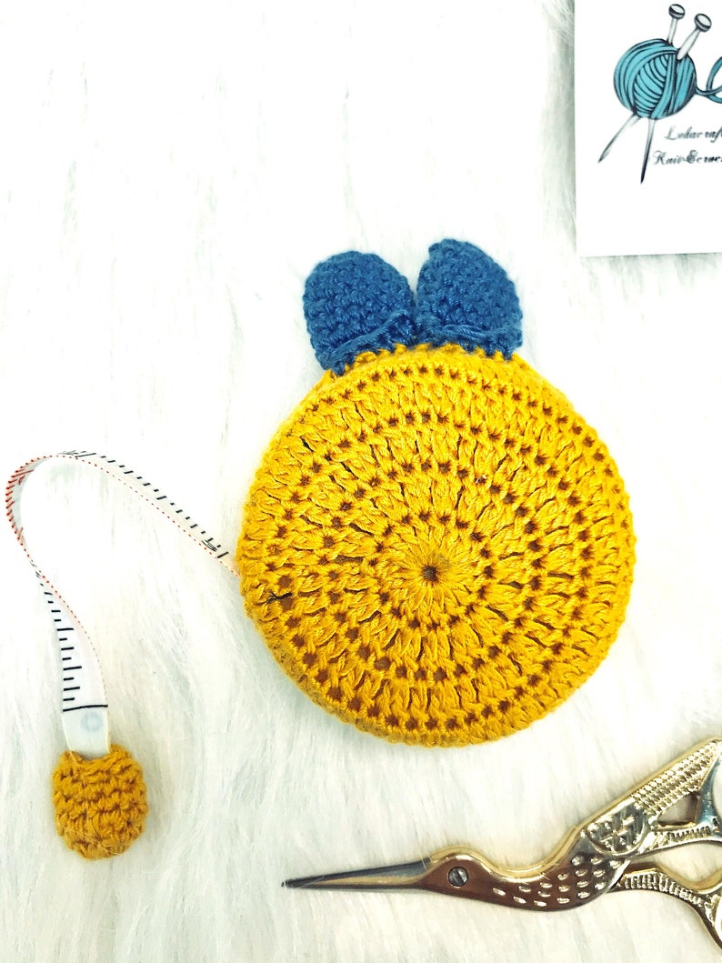 Crochet Bee Tape Measure Pure Handmade Little Cute Gift for - Etsy