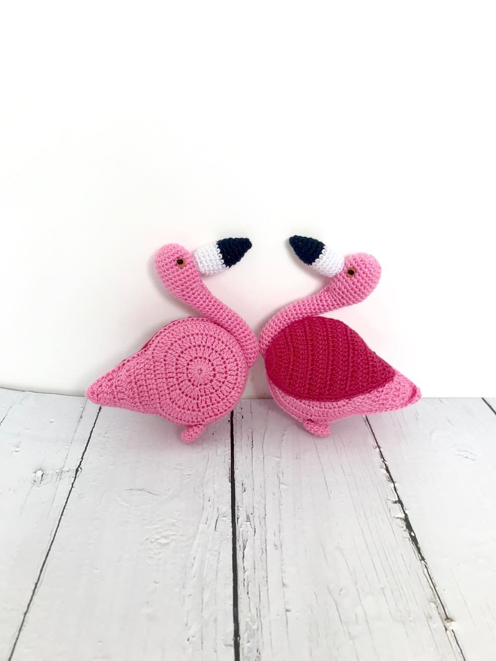 Crochet Flamingos Tape measure 100% pure handmade Christmas | Etsy