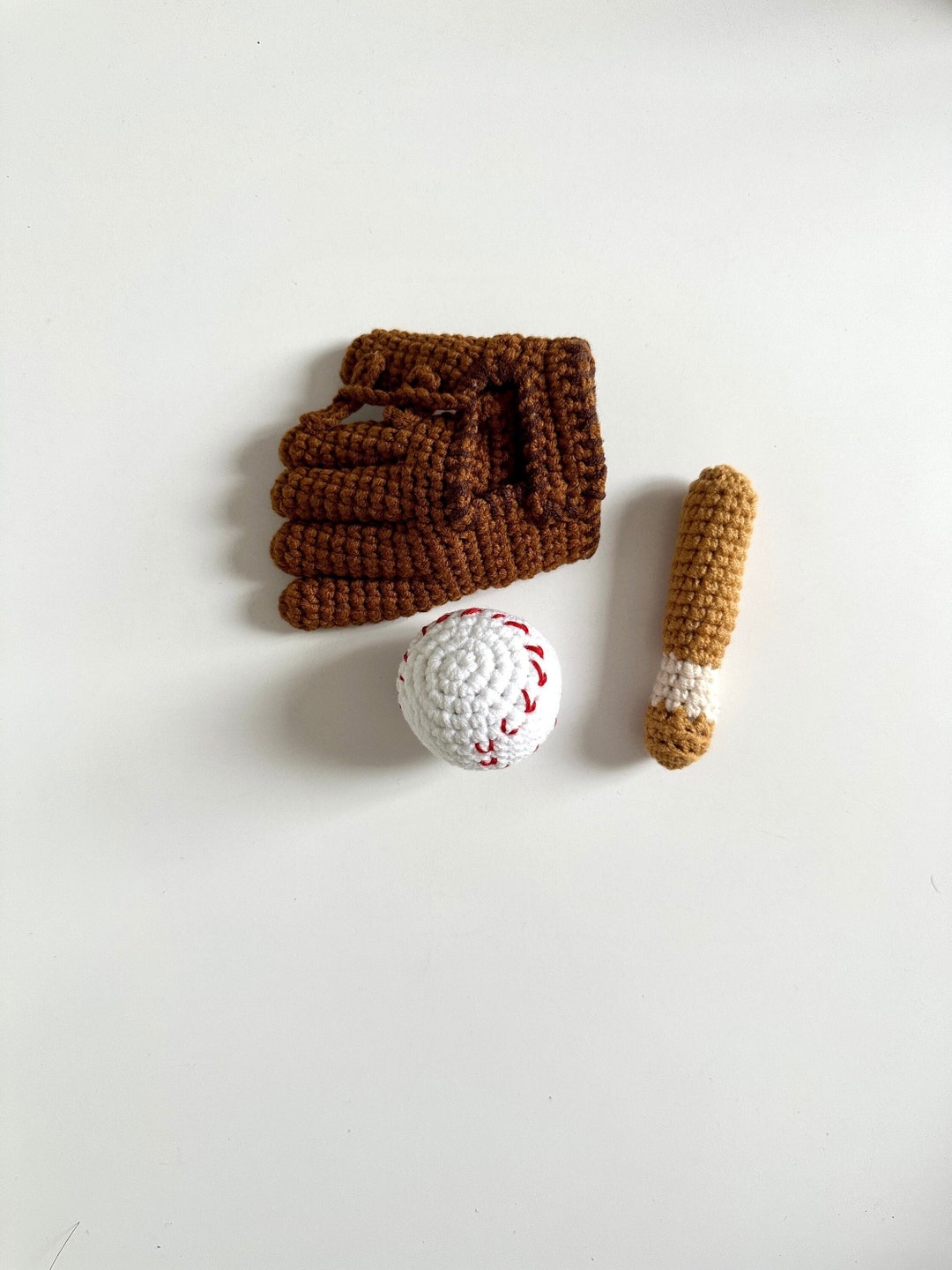 Baseball Set Baby Photo Prop, Baby Sports, Crochet Baseball Bat ...