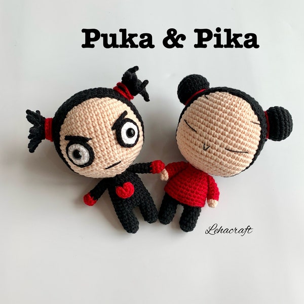 Pucca and Garu Plush - Etsy