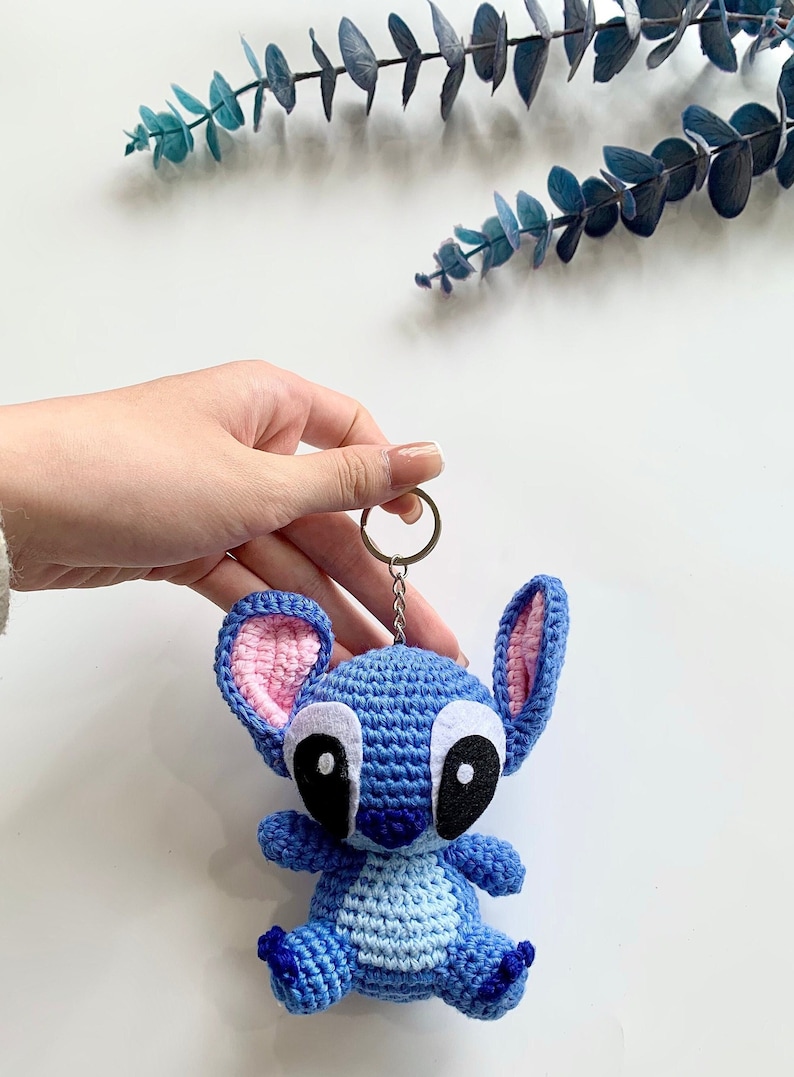 Crochet Stitch Keychain Pure Handmade Little Gift for Your - Etsy