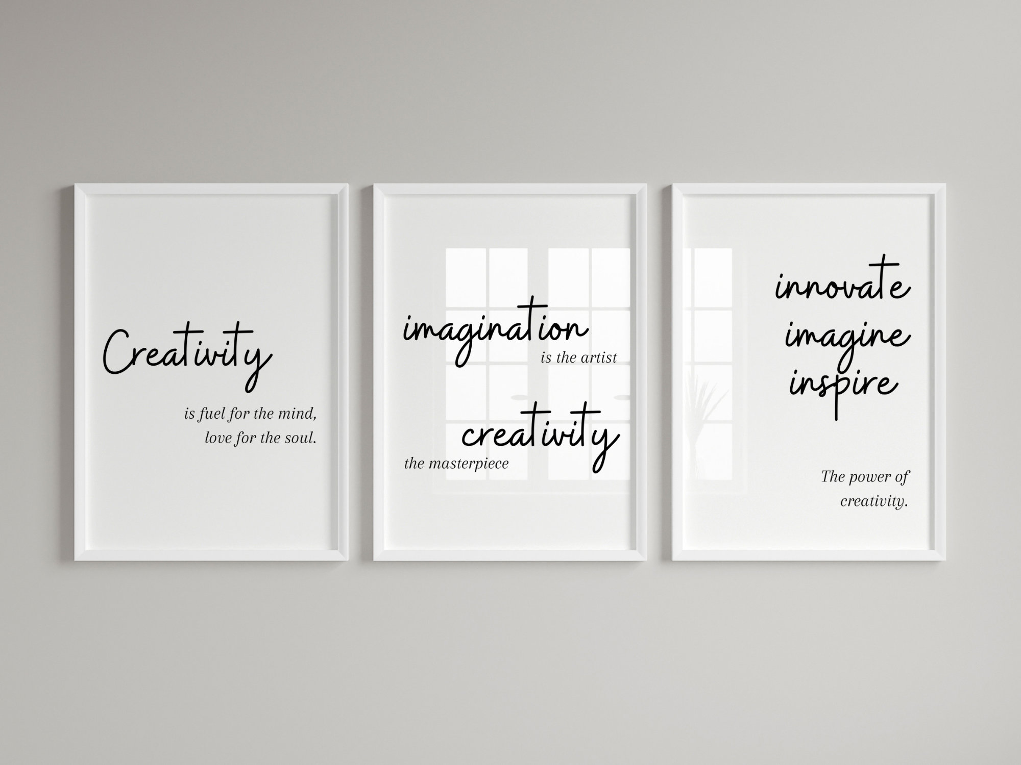 Creativity Quotes, Wall Quotes, Digital Printables for Wall, Minimalist ...