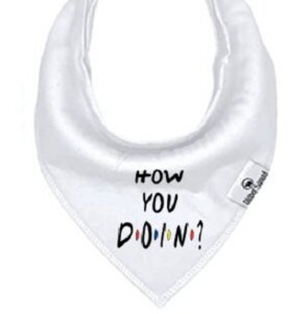 Friends Tv Show How You Doin?, Baby Bibs, Super Soft Organic Absorbent ...