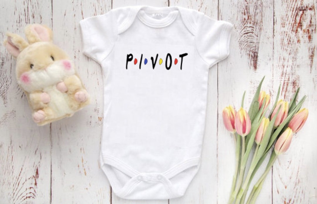 Friends Tv Show Inspired Pivot Baby Bodysuit, Cute Baby Clothes, Baby ...