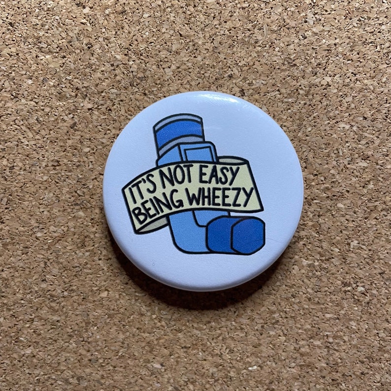 It’s Not Easy Being Wheezy Button Badge - Etsy